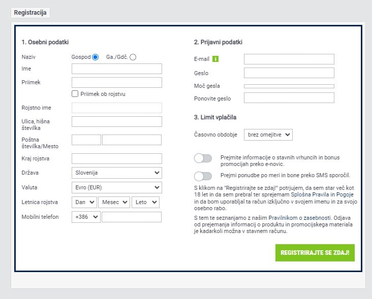 Bet at home Slovenija - do 200€ bonusa & Povezava deluje!
